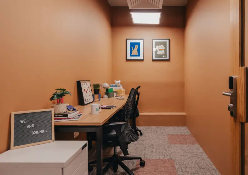 the boring office concept - about us